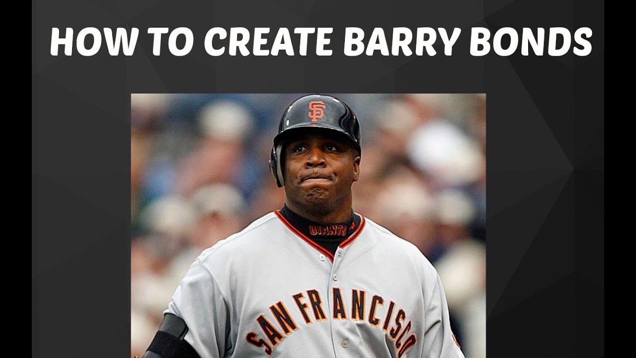 MLB The Show 16 | How to create an ACCURATE Barry Bonds - YouTube
