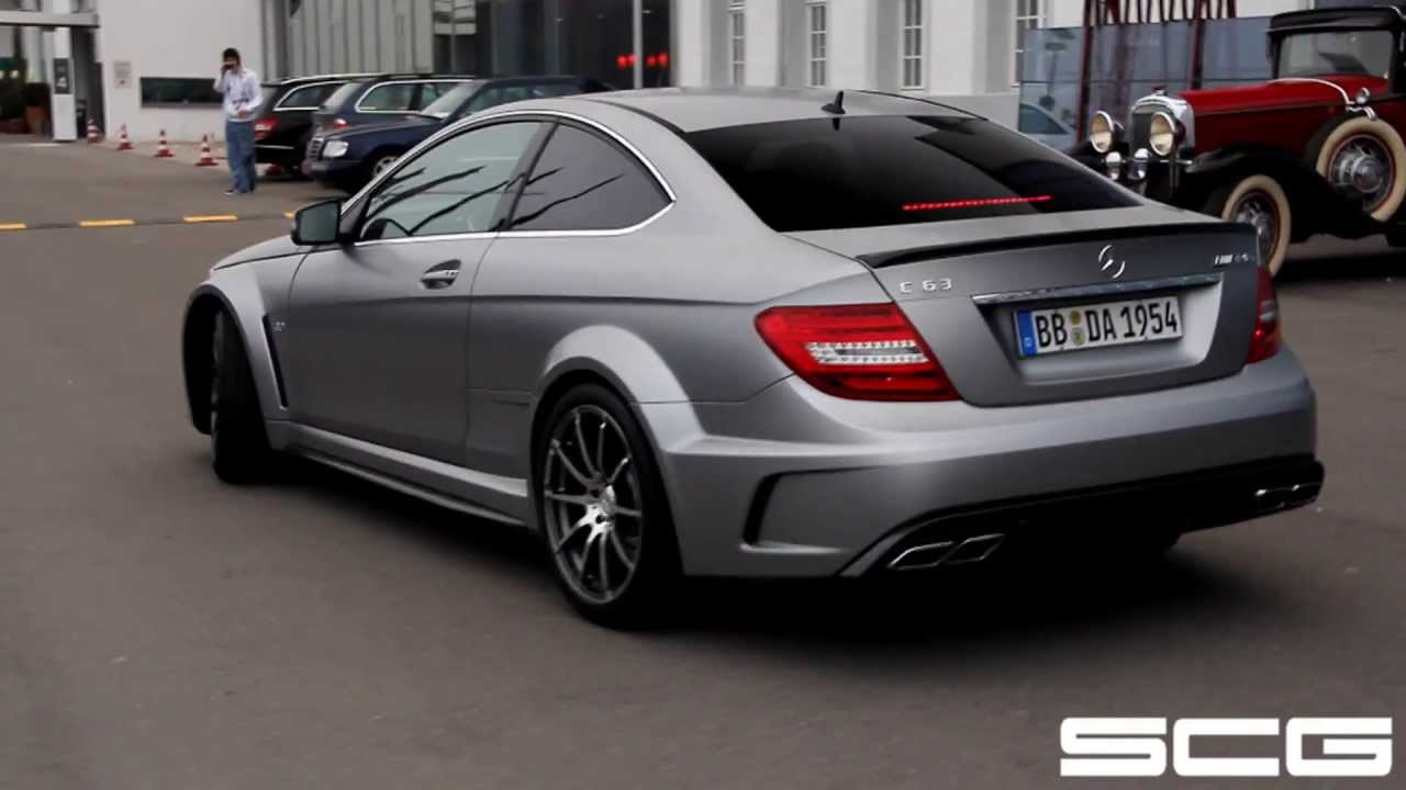 C63 Black Series, REV LIMITER, FLAT SILVER, NO AERO PACKAGE - YouTube