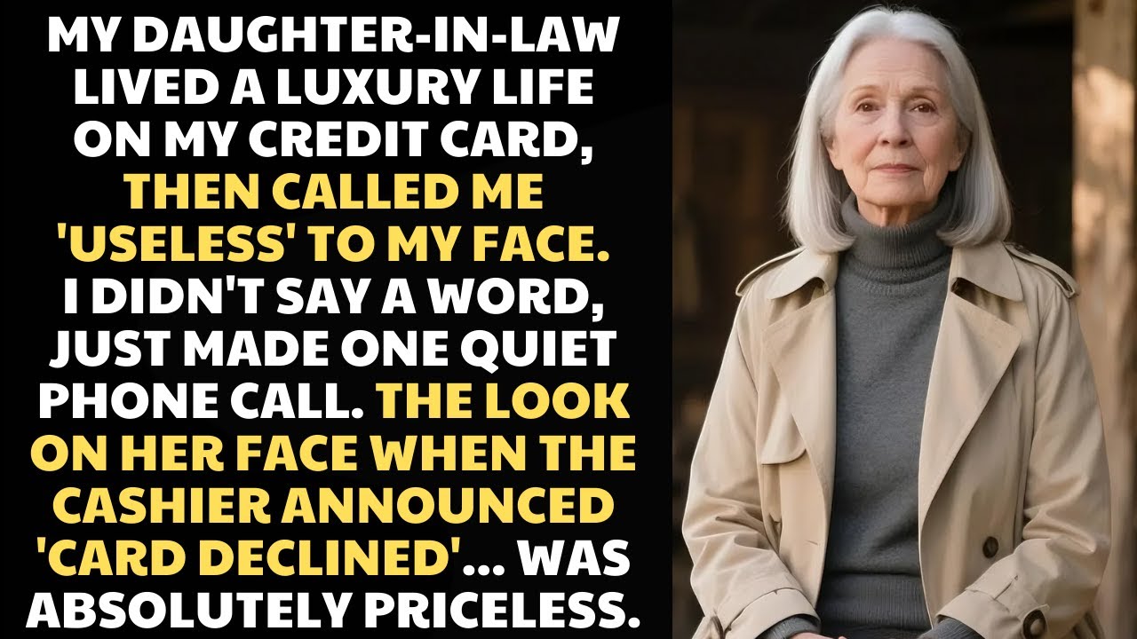 My DIL called me useless, so I made her credit card useless in her ...