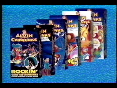 Alvin And The Chipmunks Home Videos (1994) Promo (VHS Capture)