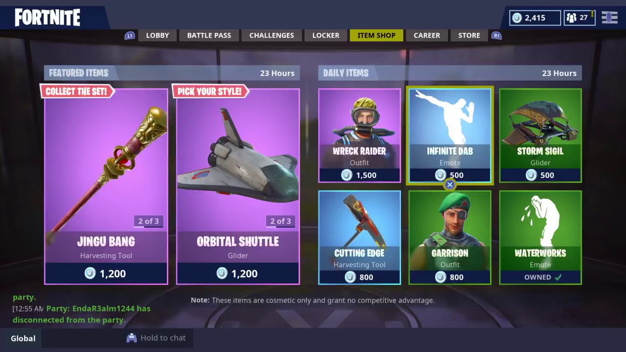 Fortnite Shopping Spree - YouTube