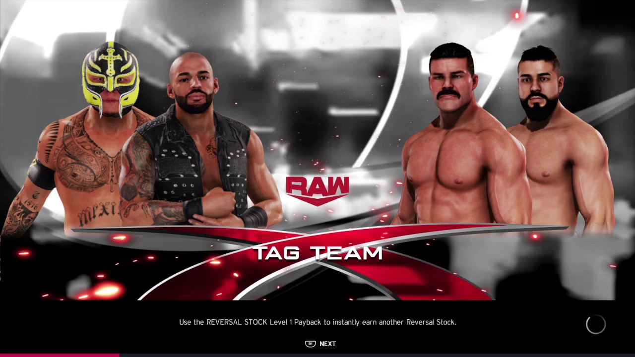WWE 2K20 Ricochet,Rey Mysterio VS Robert Roode,Andrade Elimination Tag ...