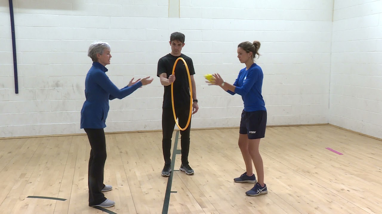 Primary Skill Building Activities for Groups of 3: Using hoops as the ...