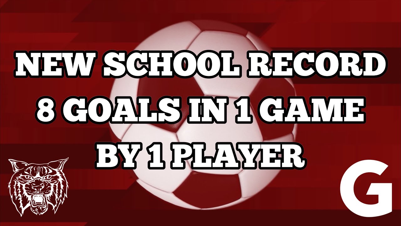 High school soccer player scores 8 goals in 1 game ⚽️ AJ Shumate sets ...