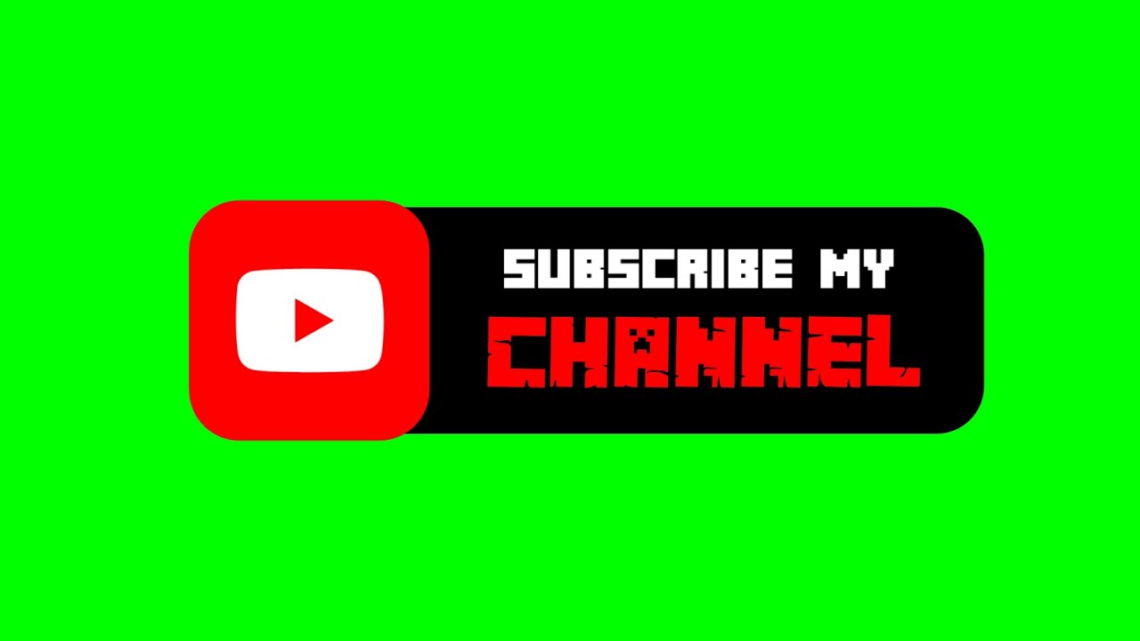Youtube subscribe animation green screen - YouTube