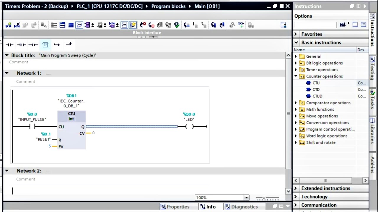 Cara Membuat Set Reset Pada Plc Siemens Tia Portal Yo