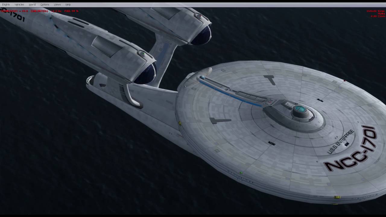 NCC 1701, Constitution Class Starship, U S S Enterprise A2 - YouTube
