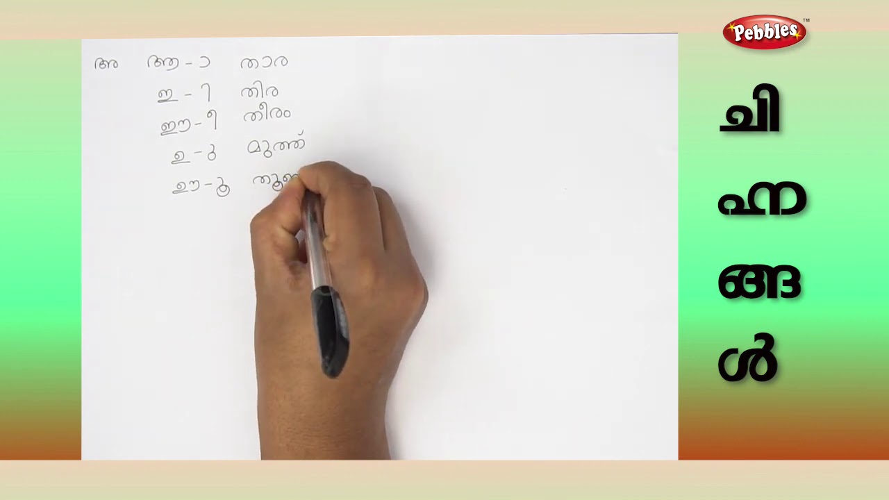 Learn Malayalam Symbols |മലയാളത്തിലെ ചിഹ്നങ്ങൾ പഠിക്കാം - YouTube