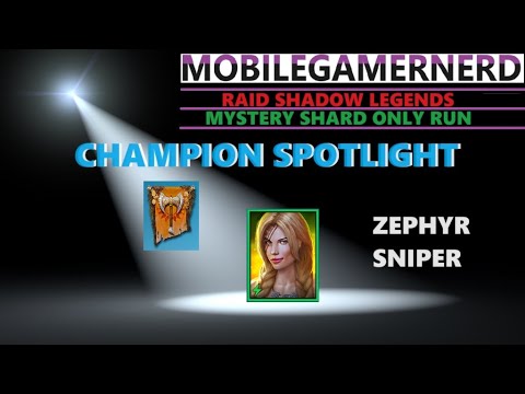 (Zephyr Sniper) Raid Shadow Legends F2P Champion Spotlight - YouTube