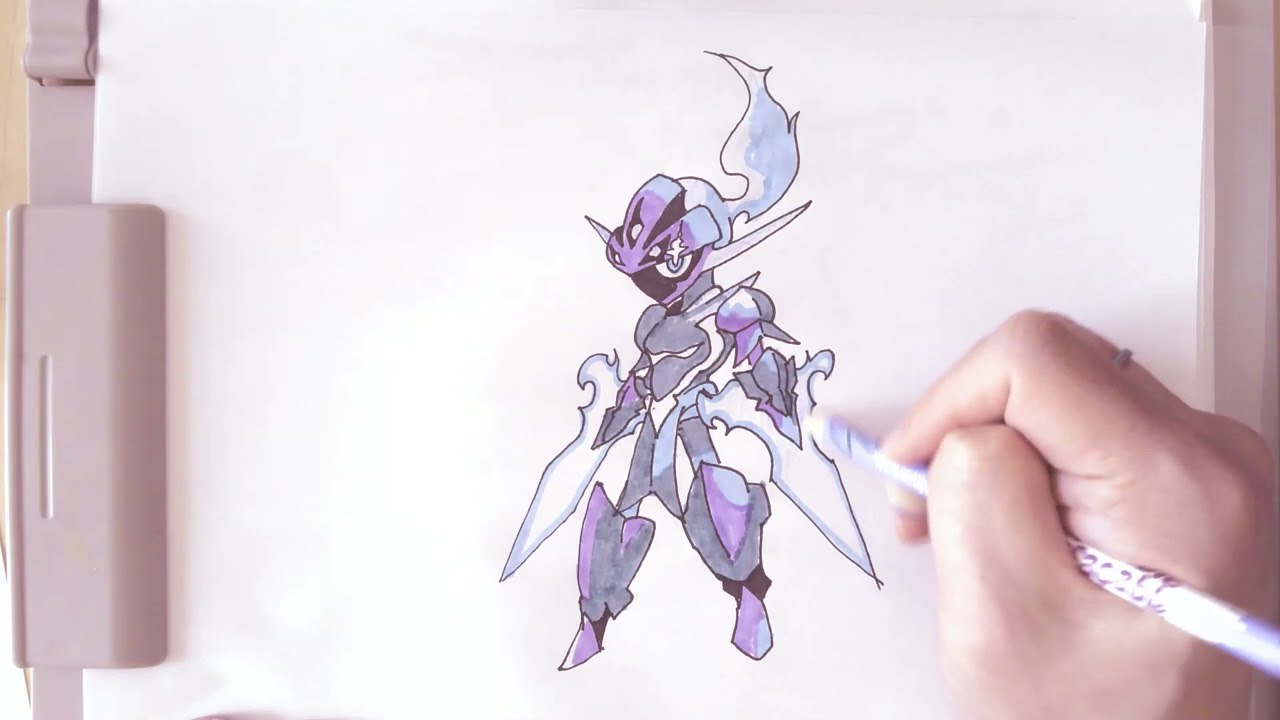 How to draw 210: Ceruledge - YouTube