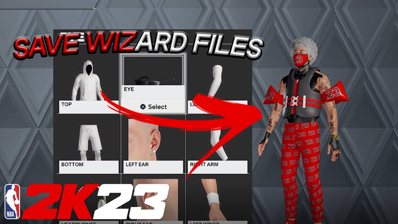 *NEW* NBA 2K23 SEASON ONE OUTFIT CLOTHING FILE + TATTOOS FILE SAVE ...