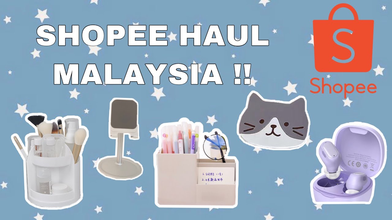 SHOPEE HAUL 🇲🇾 | Organizers | Stationery | Aesthetic | Binder | Notes ...