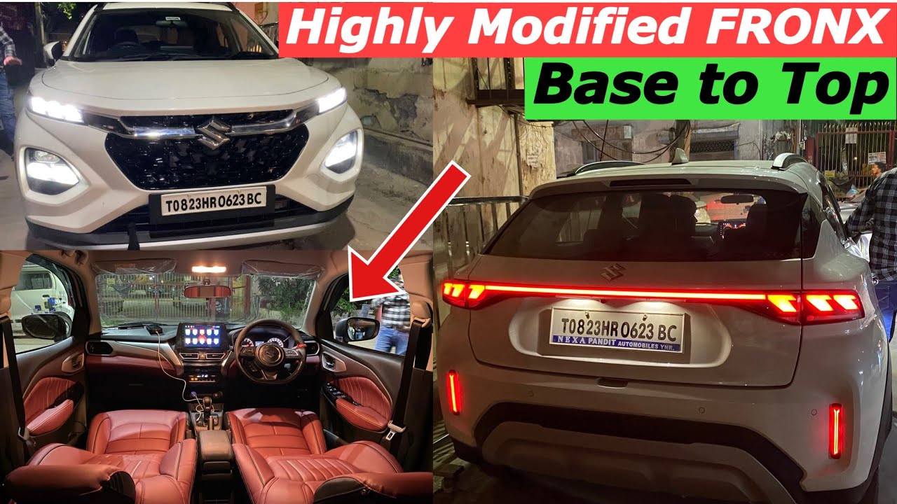 Beautiful Modified Interior of FRONX | Top Model भी फेल है इसके आगे ...