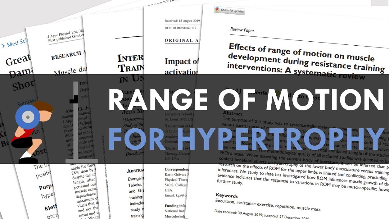 Range of Motion for Hypertrophy | Impact of Range of Motion for Muscle ...