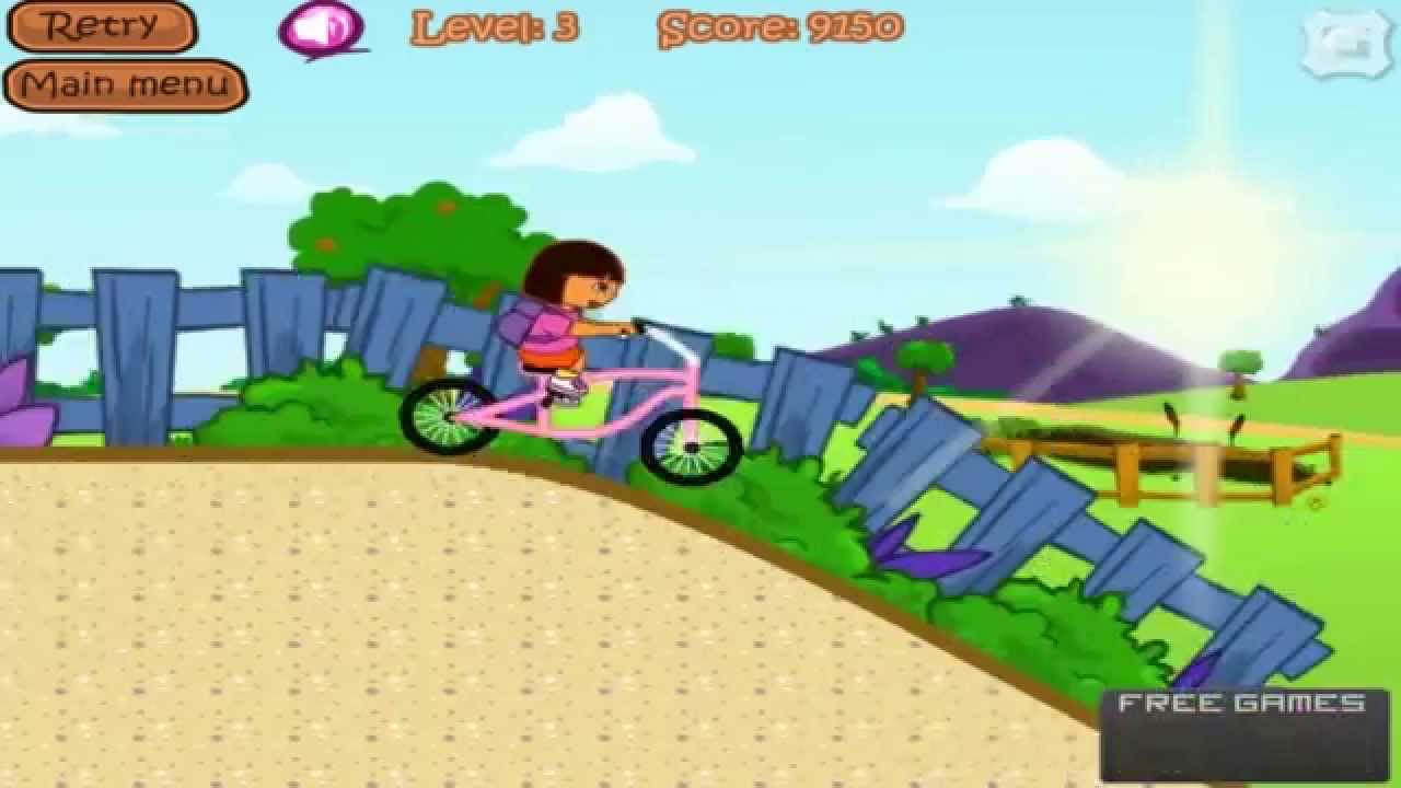 DORA Passendo de Bicicleta Na Bicleta Jogo |DORA Passendo Bike In ...