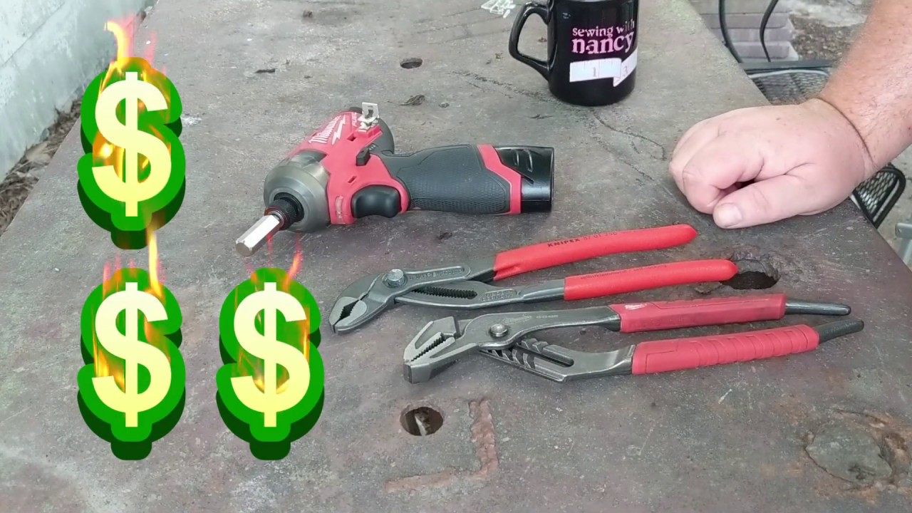 knipex cobra 250 Vs Milwaukee Channel locks. - YouTube