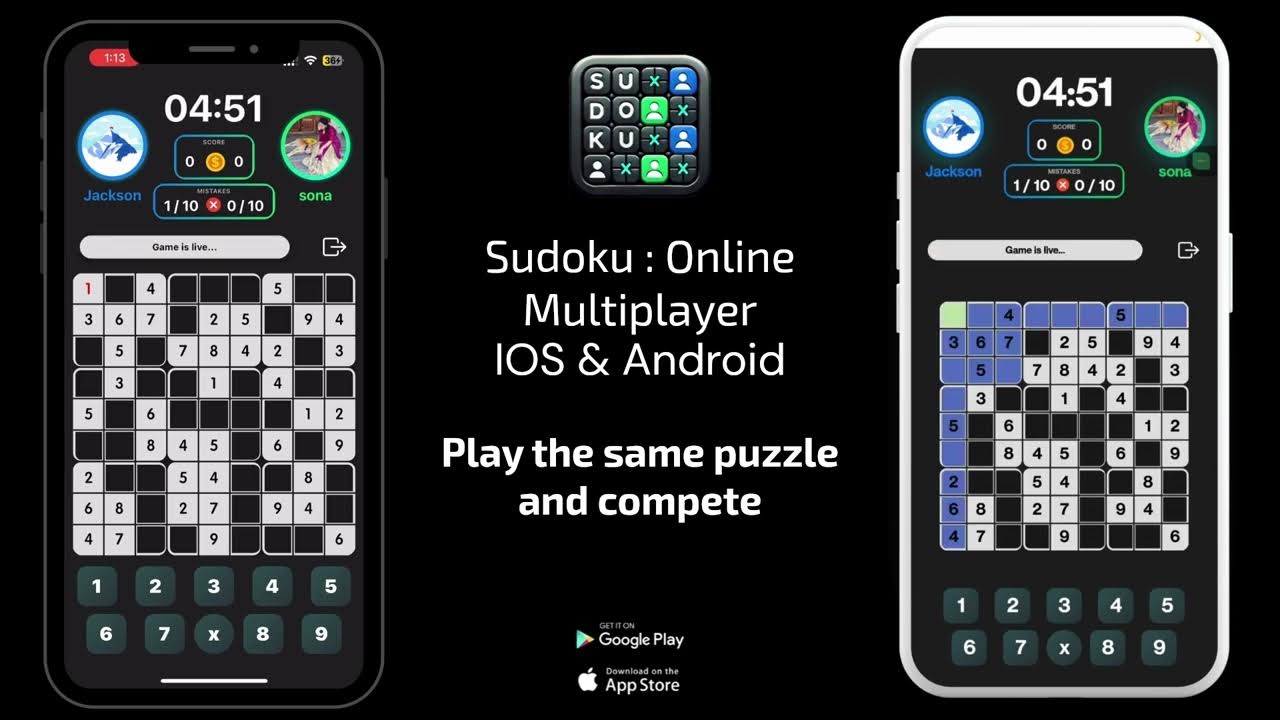 Sudoku :Online Multiplayer - YouTube