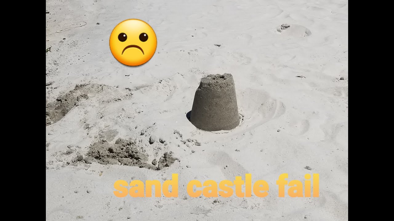 sand castle fail - YouTube