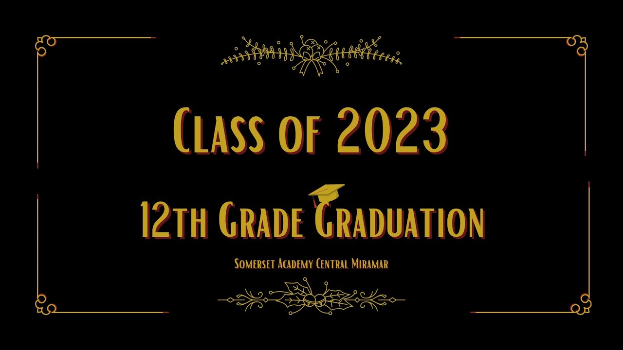 SACM 12th Grade Graduation - YouTube