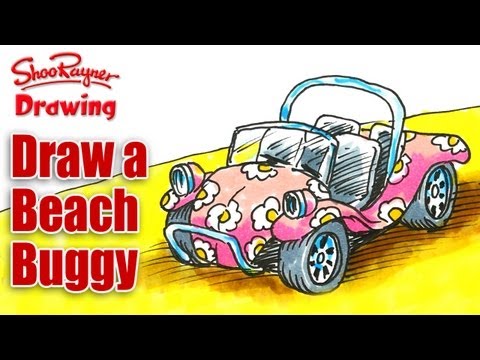 How to Draw a Beach Buggy | Shoo Rayner Children's Author & Illustrator