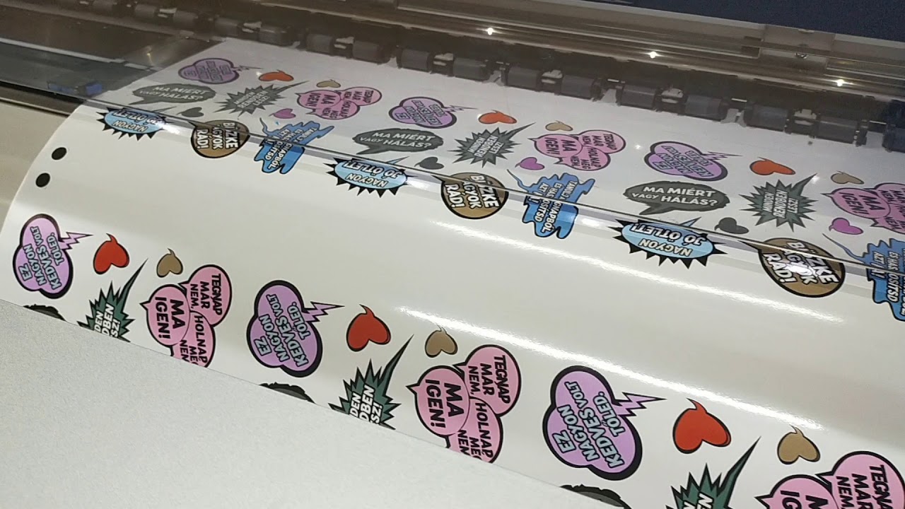 Epson SureColor print sticker pack - YouTube