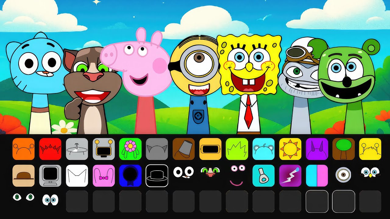 Sprunki Ultimate Ocs (New Characters) - Gummy Bear, Minion And More ...