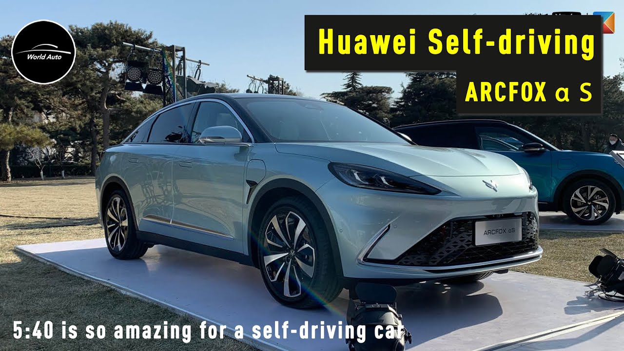 Arcfox α S HBT & Huawei Self-driving 5G EV Car Test Drive, Amazing at 5 ...