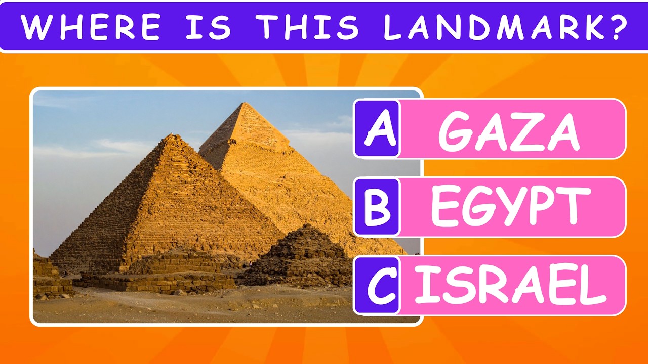 Guess the Country by Famous Landmark Quiz 🌍 | World Geography Challenge ...