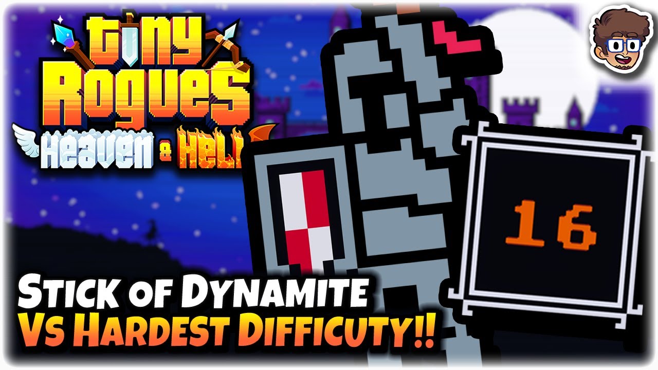 Stick of Dynamite vs. Hardest Difficulty!! | Tiny Rogues: Between Heaven & Hell - YouTube