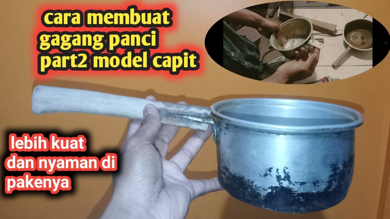 Cara membuat gagang panci dari kayu model capit part2 - YouTube