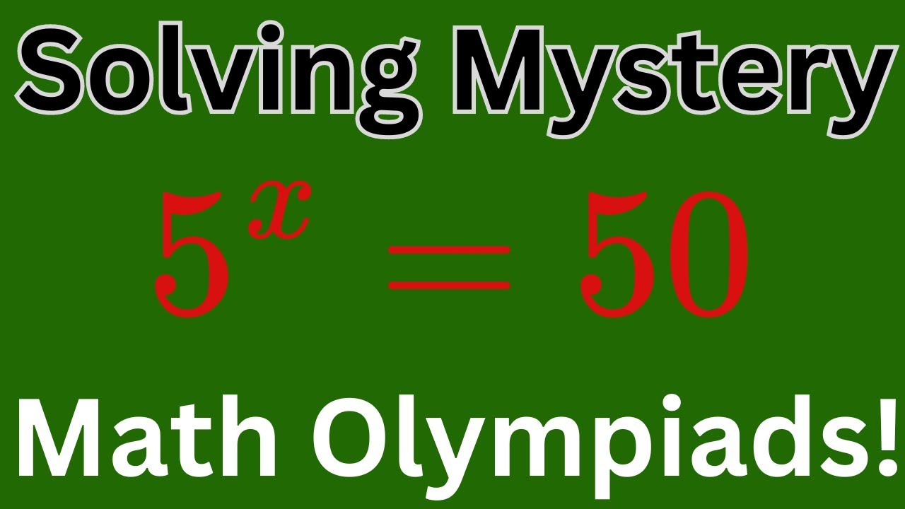 Canada | What’s the Value of x in 5𝑥=50? | Math Challenge Solve in two ...