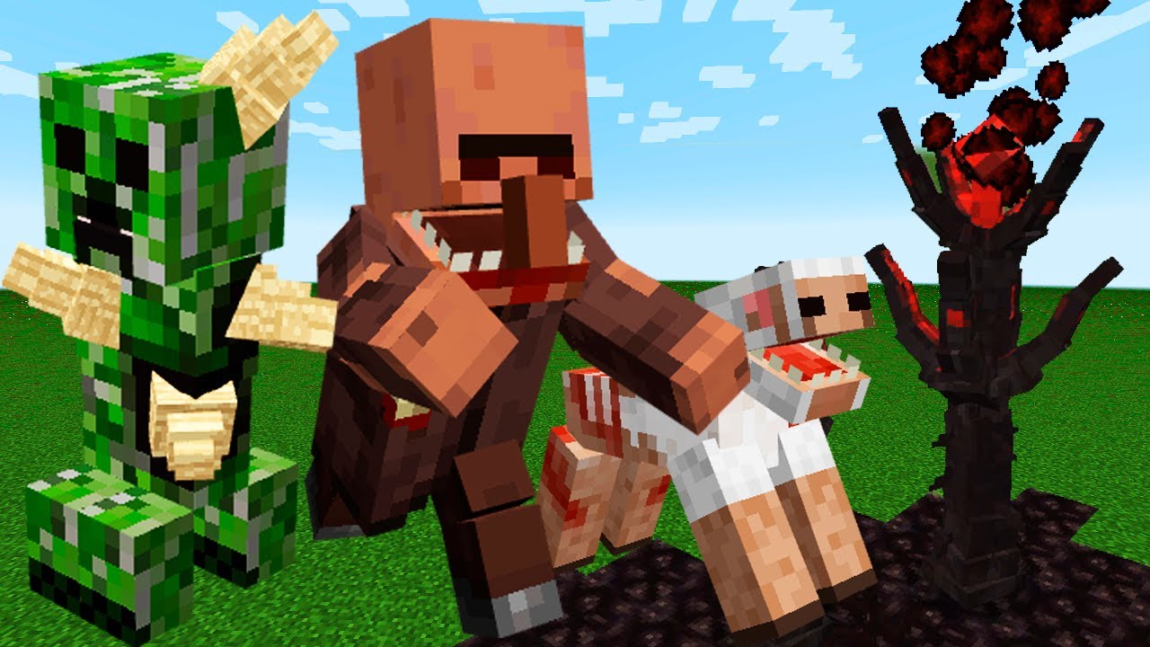 Infested Parasites addon in Minecraft PE - Parasite mod Minecraft - YouTube