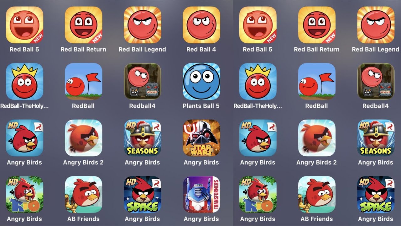 Red Ball 5,Red Ball Return,Red Ball Legend,Red Ball 4,BRed Ball,Angry ...