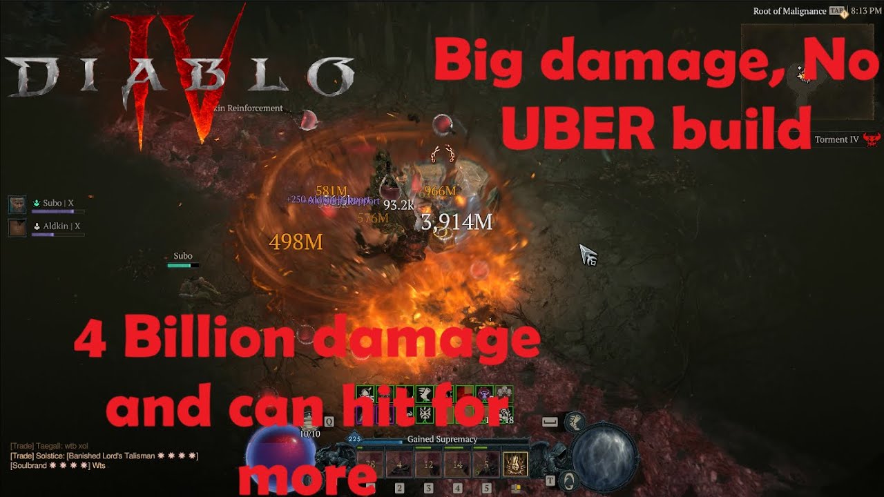 Diablo 4, UBER hunt Varshan, UBER or BAC rune plz. - YouTube