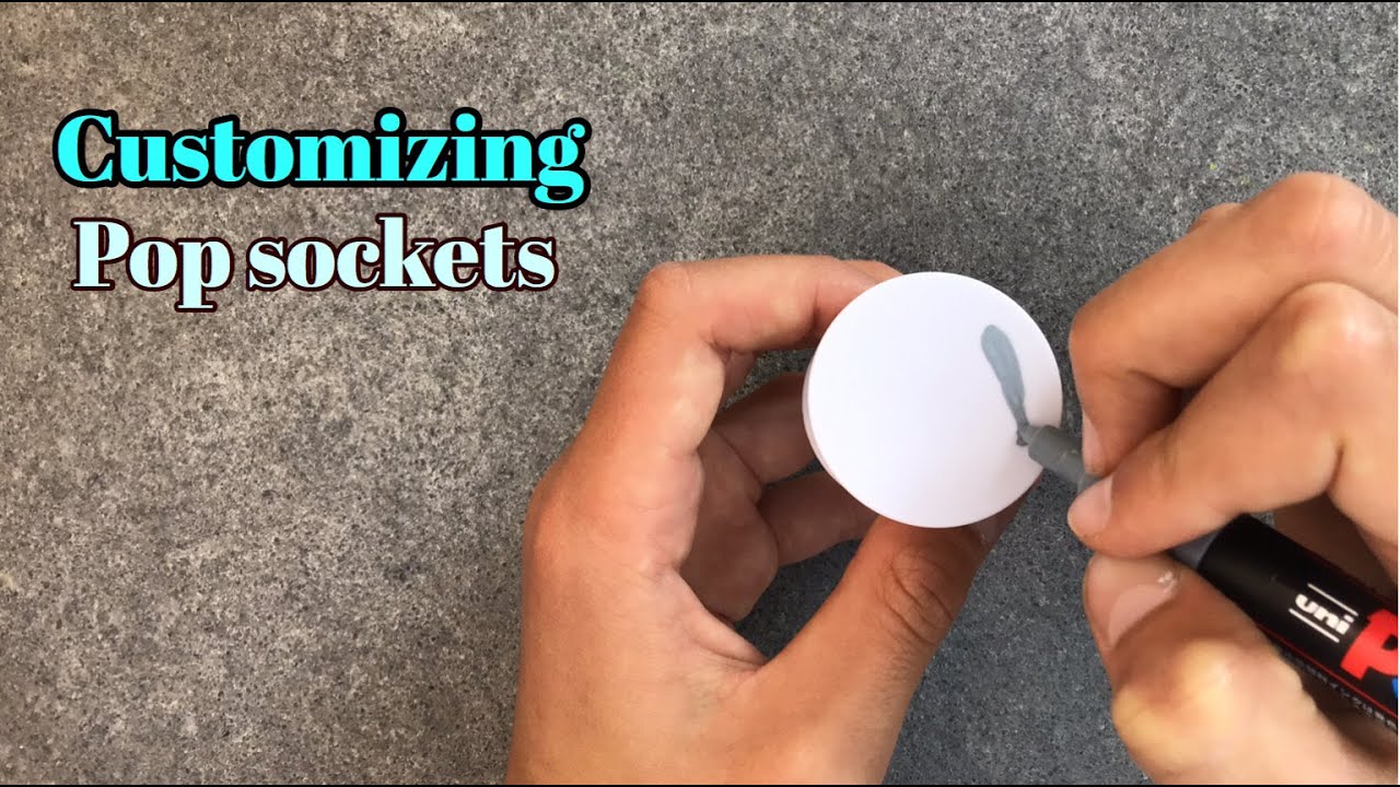 DIY CUSTOM POP SOCKETS! *Awesome results* - YouTube