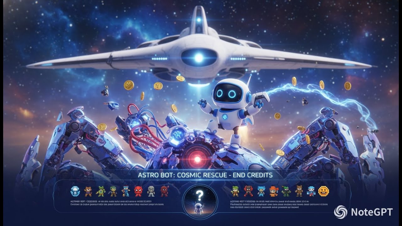 Astro Bot FINAL BOSS Fight, Ending & Post-Credits Scene 🏆 PS5 Gameplay ...