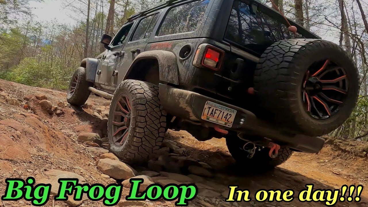 2) Big frog loop in 1 day: Georgia traverse: Cohutta Wilderness Jeep ...