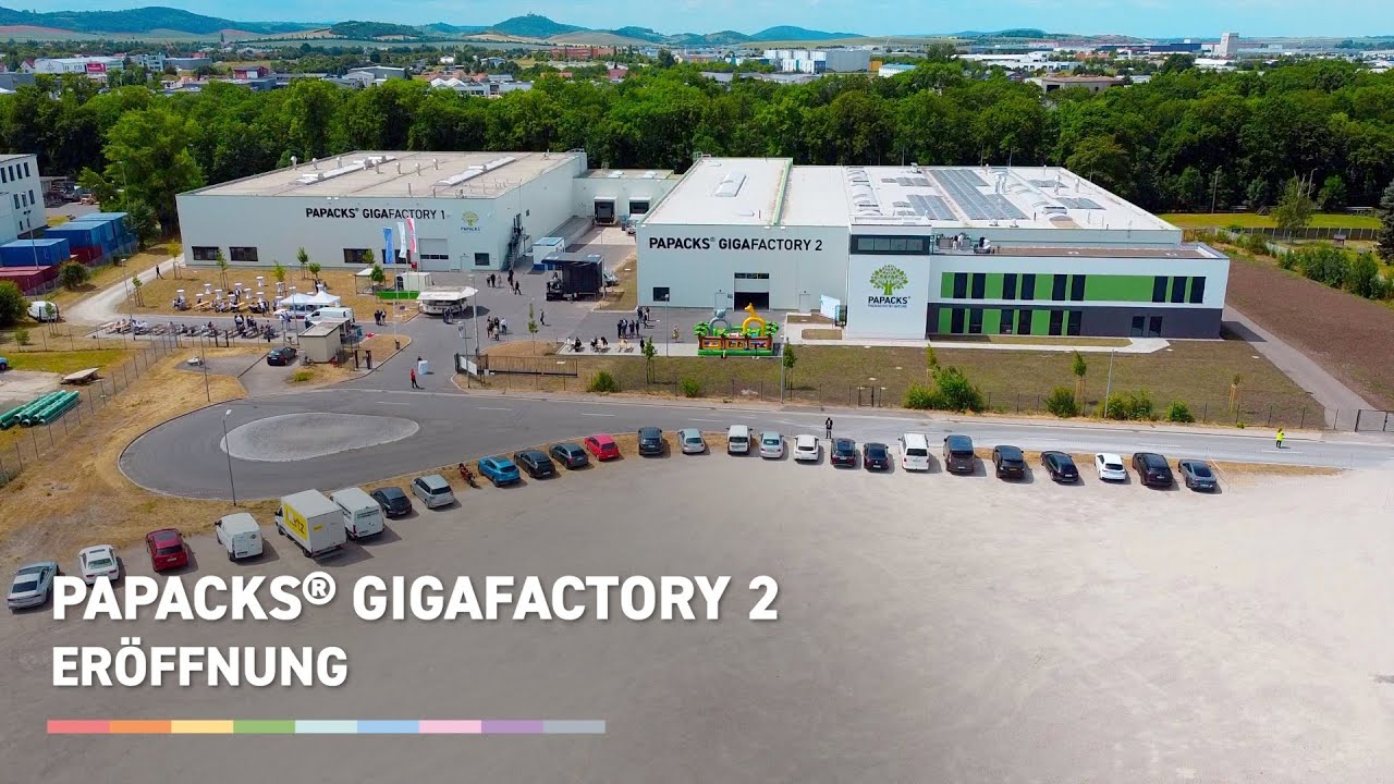 Eröffnung der PAPACKS® GIGAFACTORY 2 in Arnstadt/Thüringen #papacks # ...