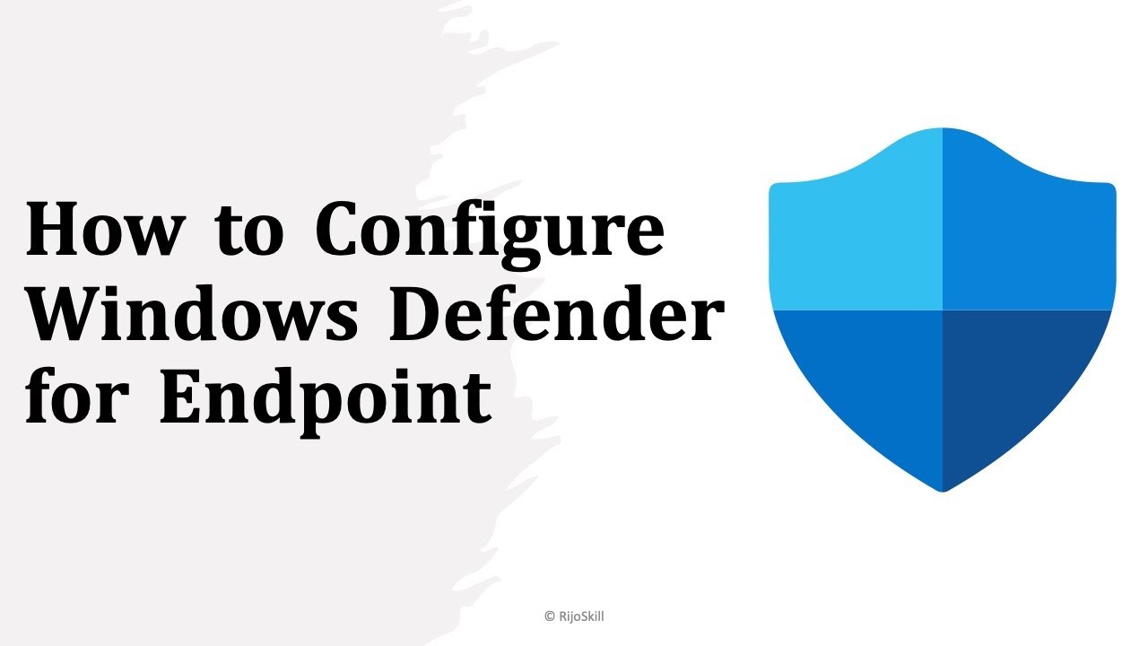 How to Configure and Manage Windows Defender for Endpoint - YouTube