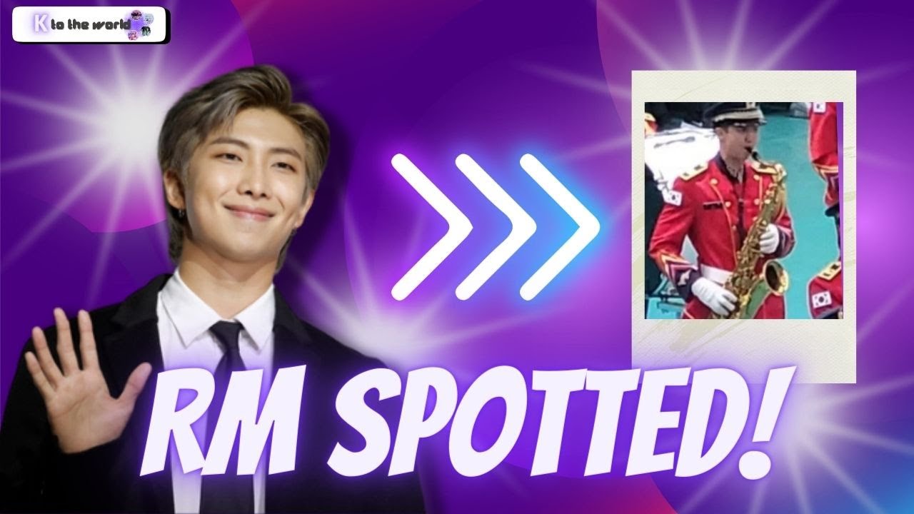 BTS' RM SPOTTED Playing the SAXOPHONE in the MILITARY - YouTube