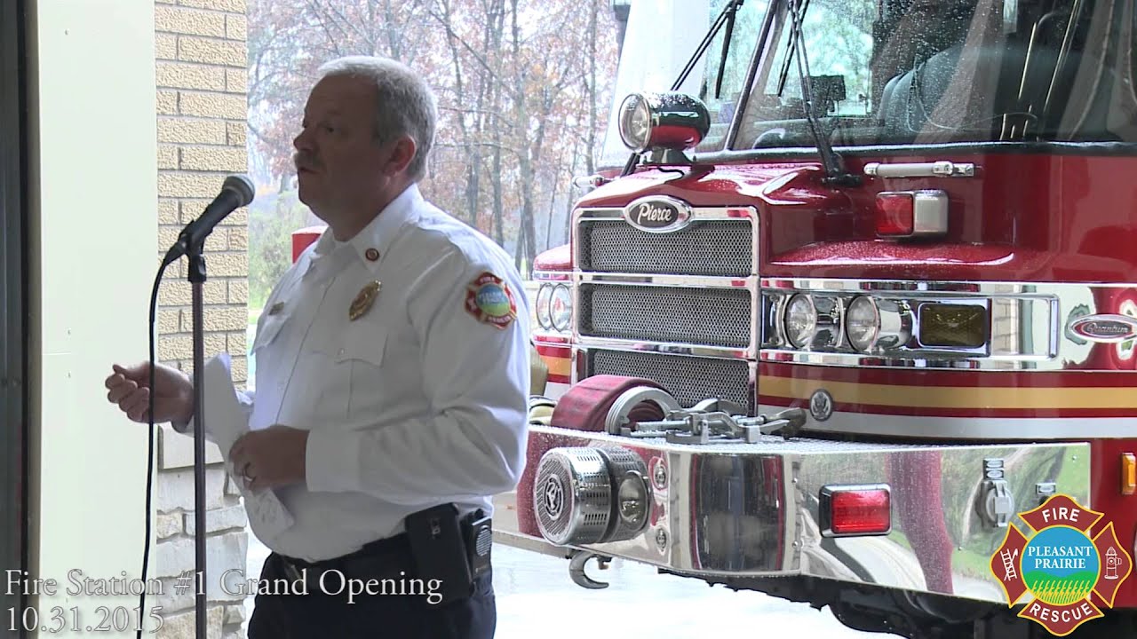 Pleasant Prairie Fire Station #1 Ribbon Cutting - YouTube
