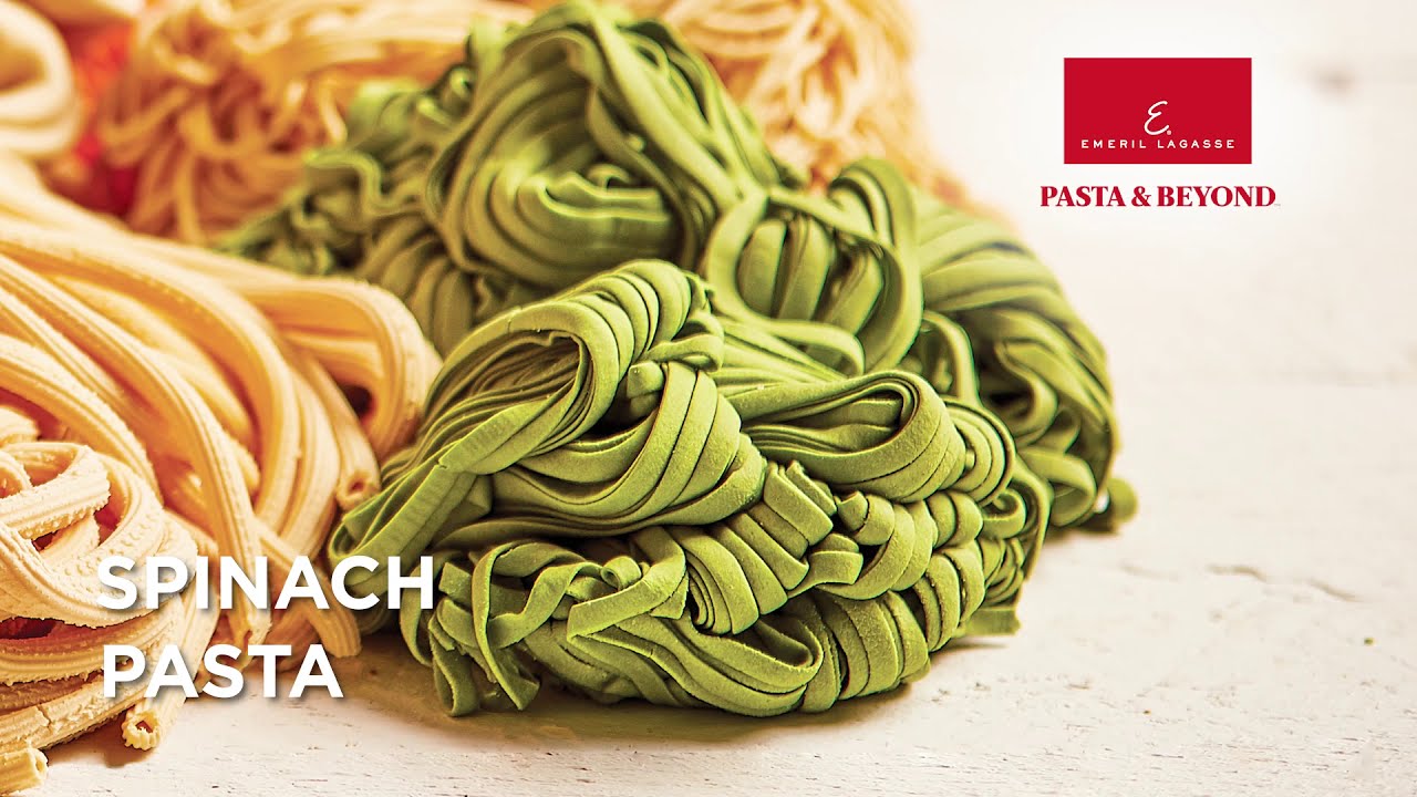 Healthy Spinach Pasta | Emeril Pasta & Beyond Pasta Maker Recipes - YouTube