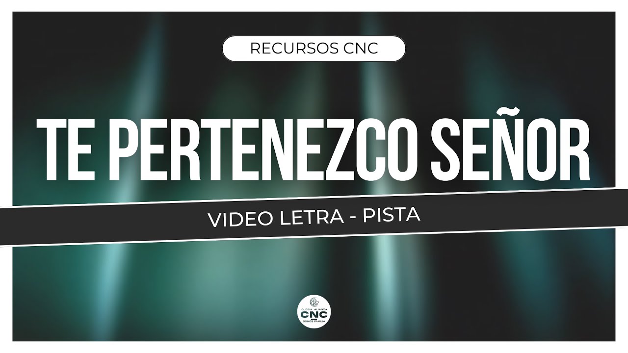 Te Pertenezco - Video Letra (Pista) - YouTube