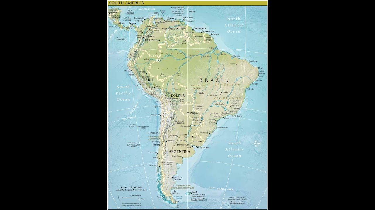 Rivers Of South America Part I Major Rivers Of South America - YouTube