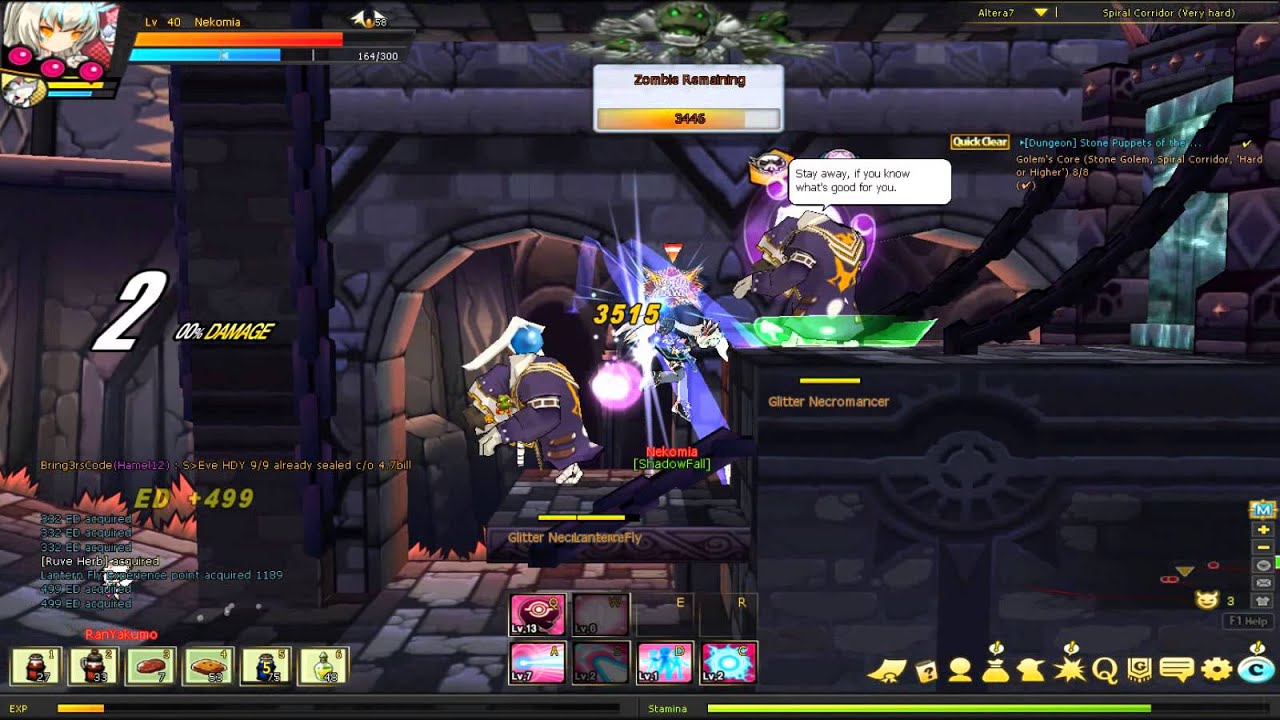 Elsword ~ Code: Battle Seraph ~ Spiral Corridor - YouTube