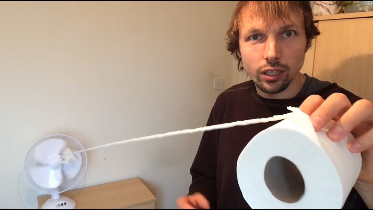 How to make a string from a toilet paper - YouTube
