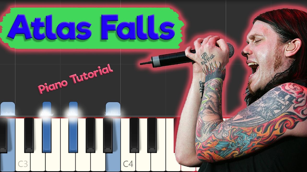 Shinedown - Atlas Falls - Piano Tutorial ( Melody + Chords ) - YouTube