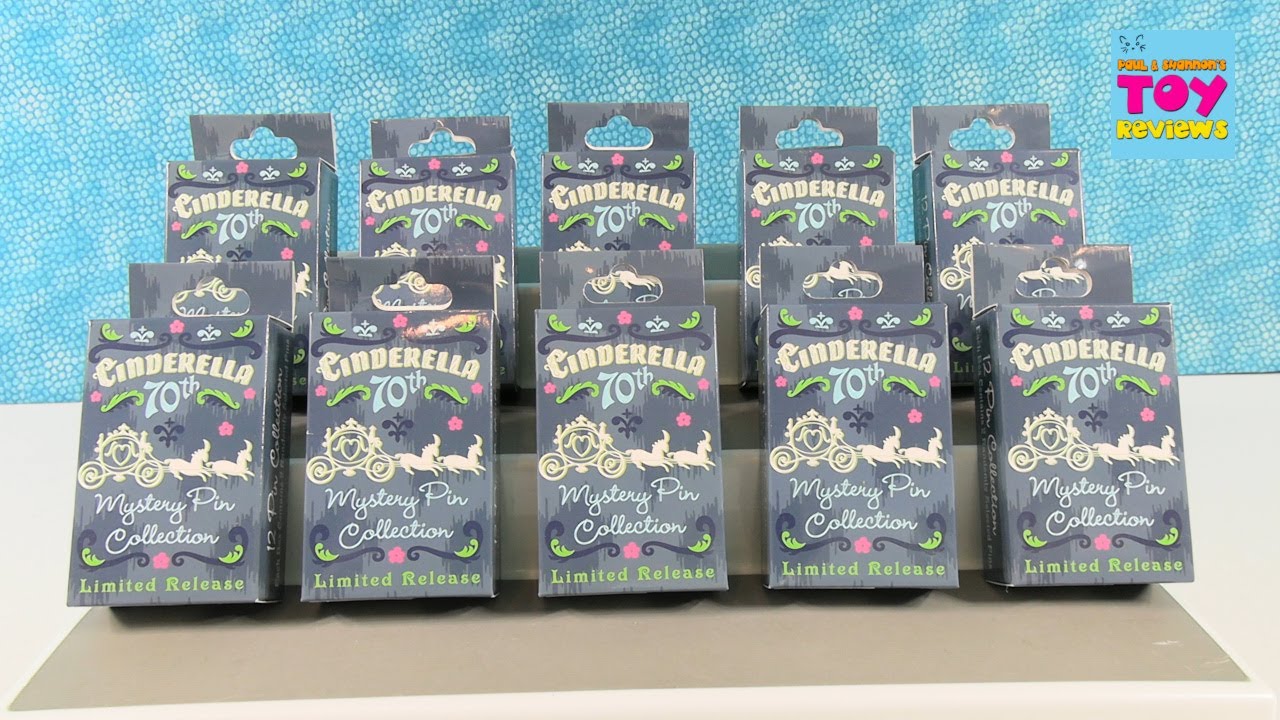 Disney Cinderella 70th Anniversary Collector Mystery Pin Blind Box ...