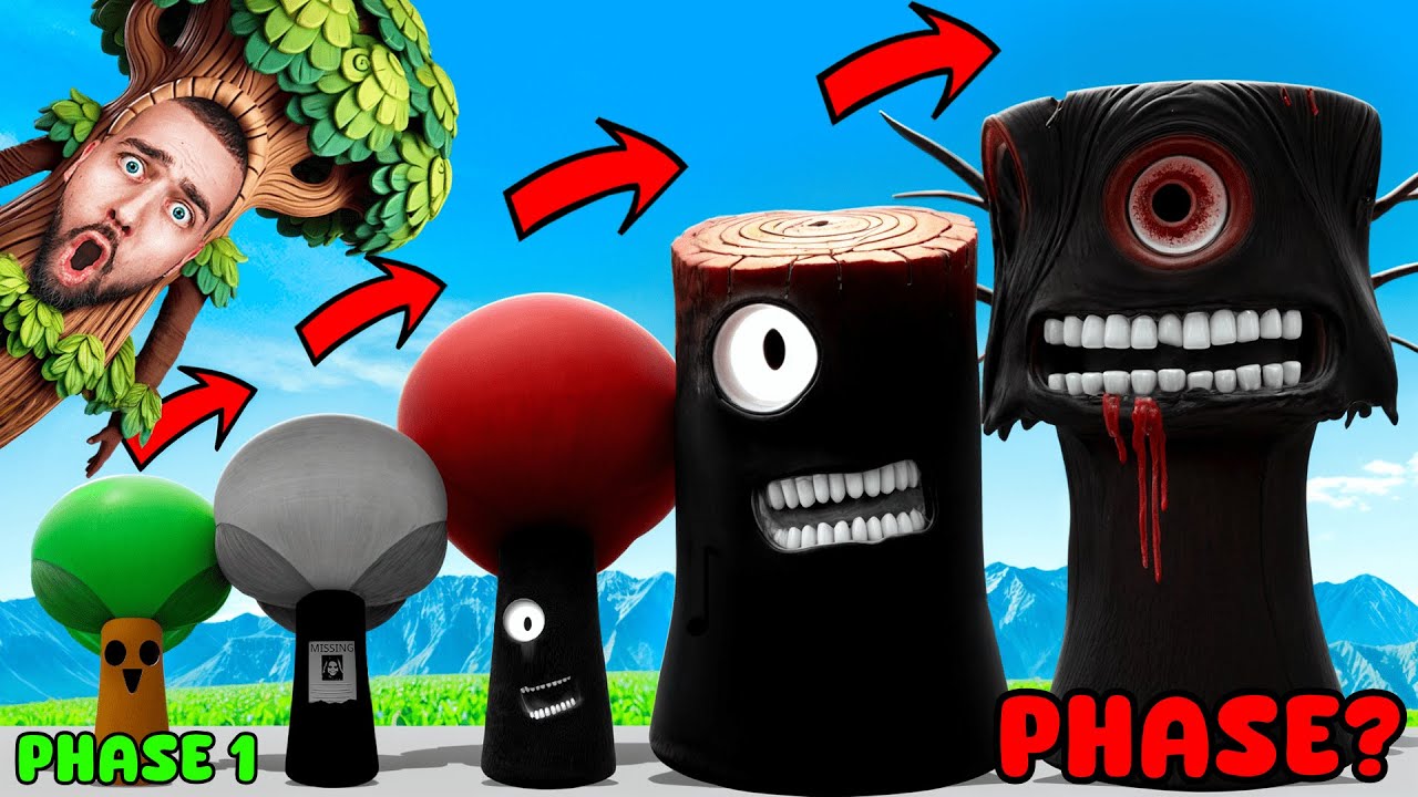 NOUVELLE ÉVOLUTION SPRUNKI MR TREE !! NOUVEAU SPRUNKI ARBRE HORREUR ...