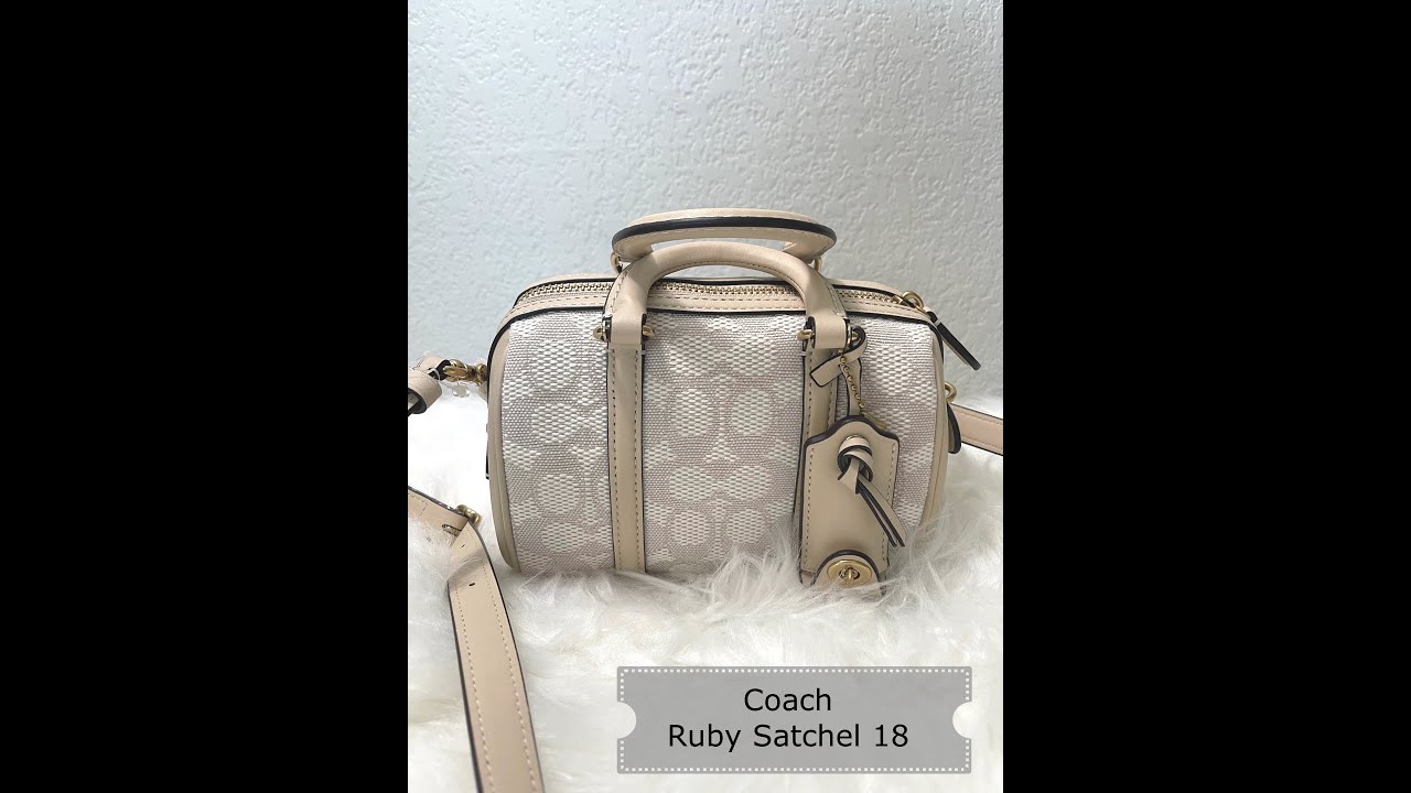 Coach Ruby Satchel 18 Quick Review - YouTube